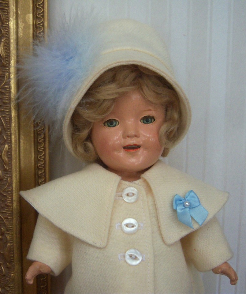 Wool Coat & Hat for 11" compo Shirley Temple - DOLL NOT INCLUDED | eBay