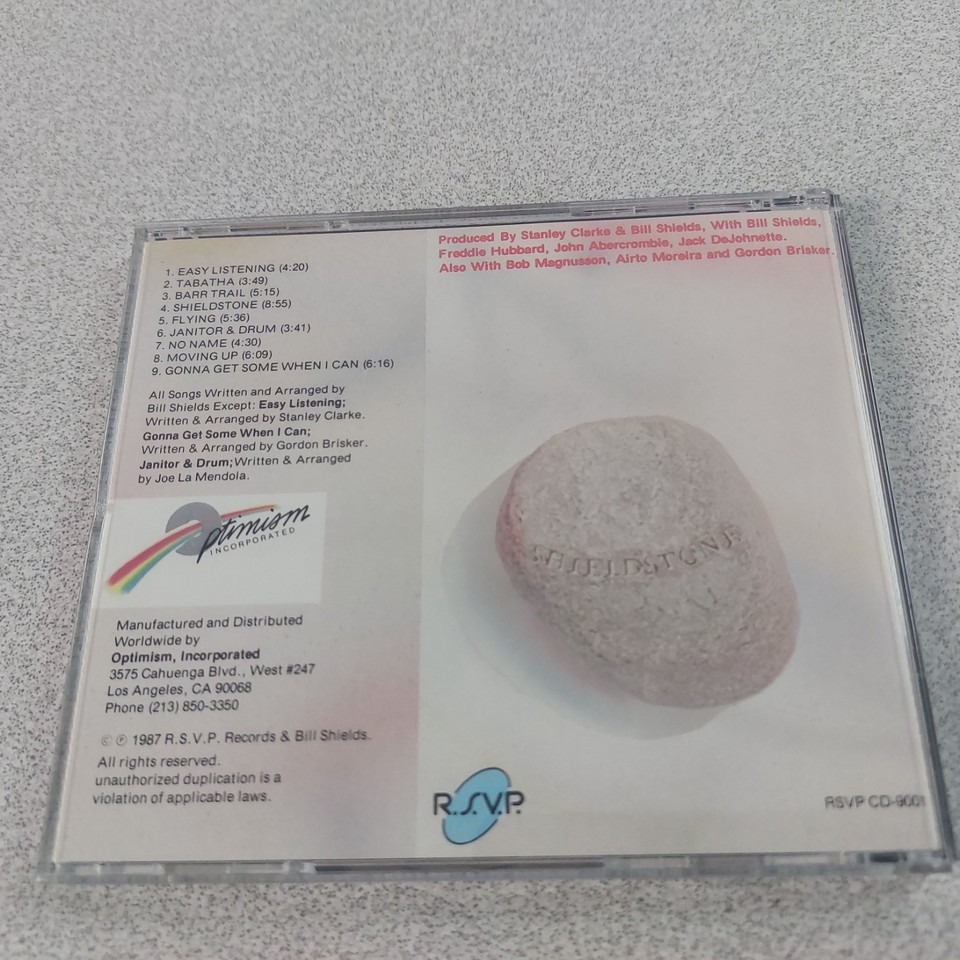 CD Shieldstone Self-Titled Album 1987 Germany RSVPCD9001 RSVP LN READ ...
