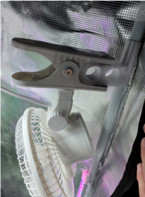 Grow tent Pole Clamp For Clip On Fans 16mm poles & 22mm poles | eBay UK