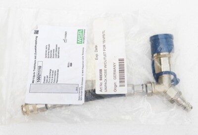 CHEMICAL SUIT's AIR SUPPLY HOSE W/- OUTLET FOR TRELLCHEM SUPER TS/VPS ...