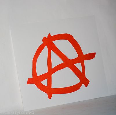 Anarchy Symbol Vinyl Car Decal Bumper Window Mirror Sticker Anarchist ...