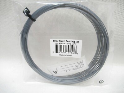 2 SETS: HEAD LYNX TOUCH 16 (1.30) GRAY CO-POLY TENNIS STRING BULK ...