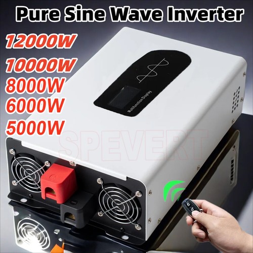 5000W Pure Sine Wave Inverter DC 12V 24V 48V 60V 72V Solar Off Grid ...