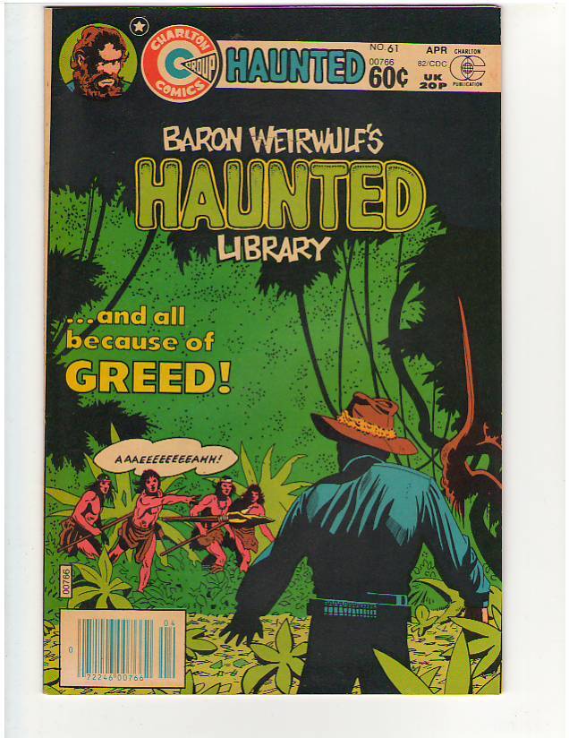 HAUNTED #61 RARE 1982 CHARLTON HORROR! PAT BOYETTE ART! GRAB IT RIGHT ...