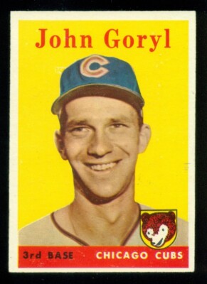 1958 Topps #384 John Goryl - NM (OC) | eBay