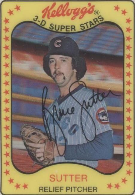 1981 Kellogg's 3-D Super Stars - Bruce Sutter #56 for sale online | eBay
