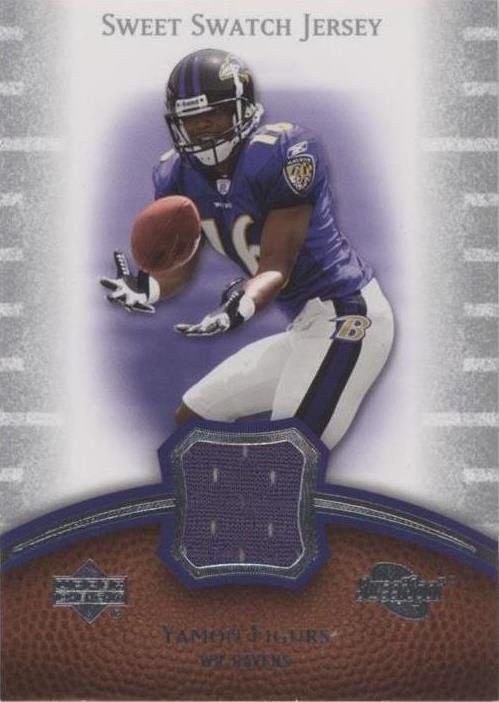 2007 NFL Sweet Spot - Sweet Swatch Jerseys Yamon Figurs #SS-YF (MEM, RC ...