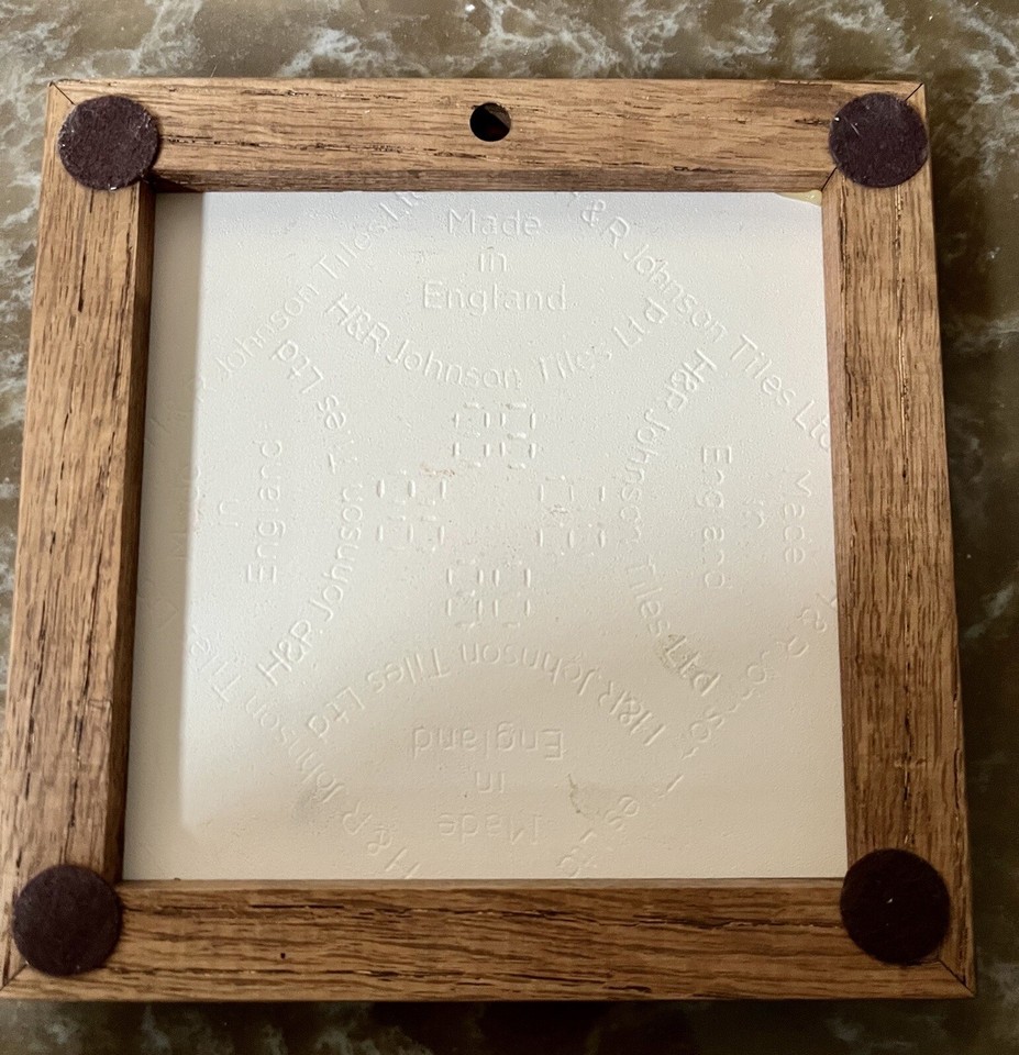 Vintage ceramic Christmas Trivet Wooden Frame Wreath and White Doves | eBay