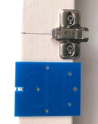 Blum Inset Hinge Jig Cabinet Concealed Hinge 35mm Template for 18/22mm ...
