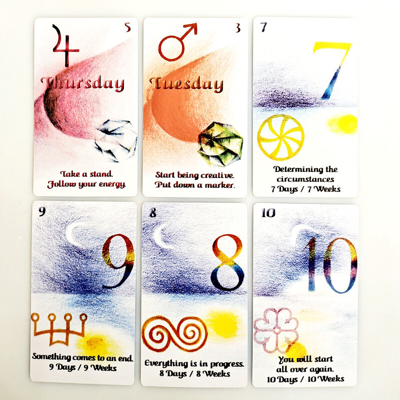 33pcs Tarot Cards of Time Deck Tarot Card Oracle Cards Find the Right ...