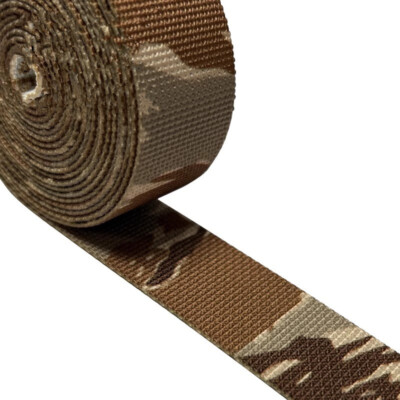 Desert Tiger Camouflage Webbing Non-elastic Edging Strips Bag Strap ...