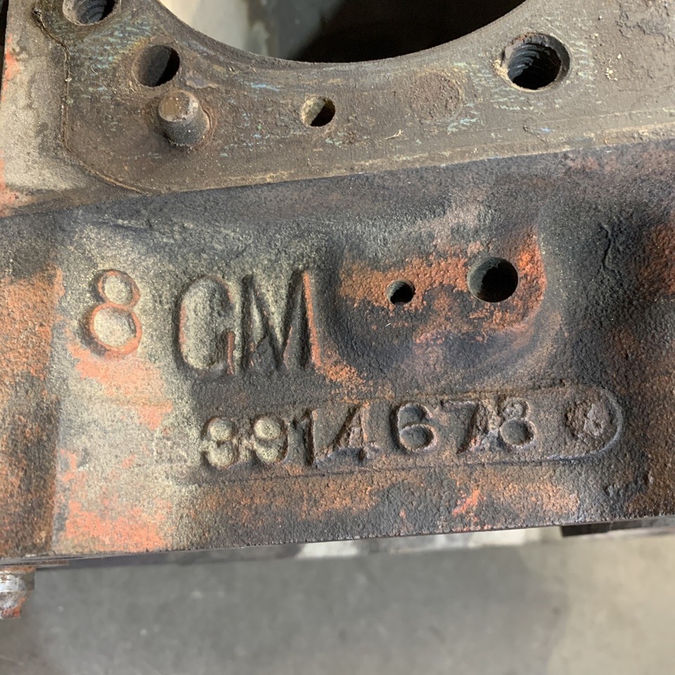 1968 CAMARO CORVETTE 3914678 ENGINE BLOCK STD BORE 327 Suffix EE | eBay