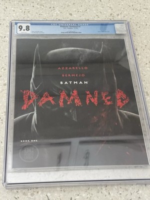 BATMAN DAMMED #1 CGC 9.8 DC BLACK LABEL BATMAN CENCORED CASE IS PERFECT ...