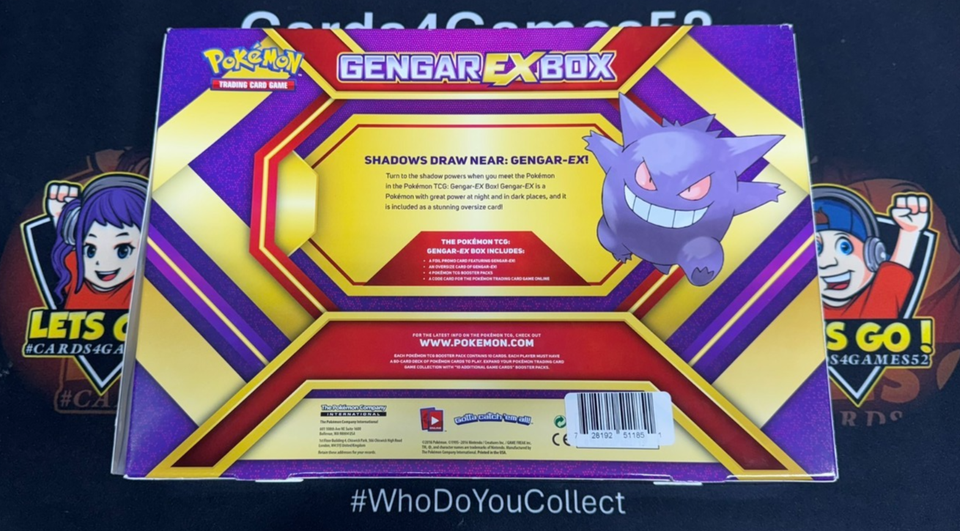 Pokemon 2016 Gengar EX Box Collection XY Phantom Forces Promo NEW ...