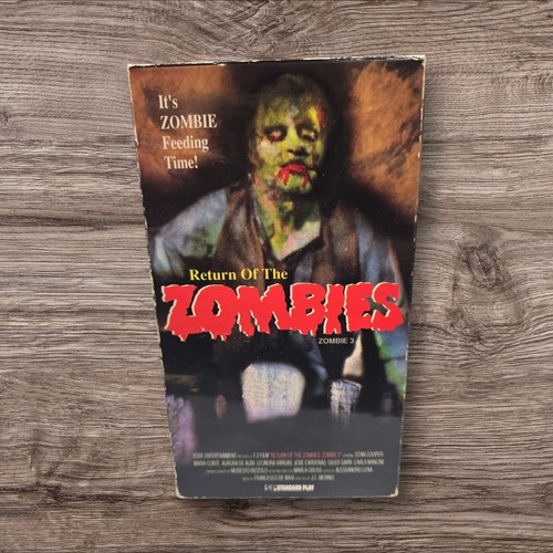 Zombie 3: Return of the Zombies (VHS, 1992) Stan Cooper, Maria Conte ...