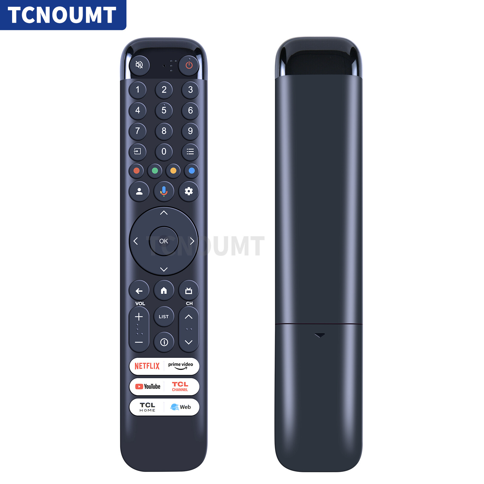 New RC833 GUB1 Voice Remote Control For TCL 65C845 50 55 75 65C745 ...