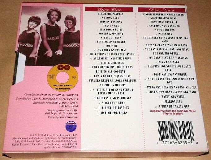 THE MARVELETTES-DELIVER THE SINGLES 1961-1971-2CD-(Girl Groups, Motown ...