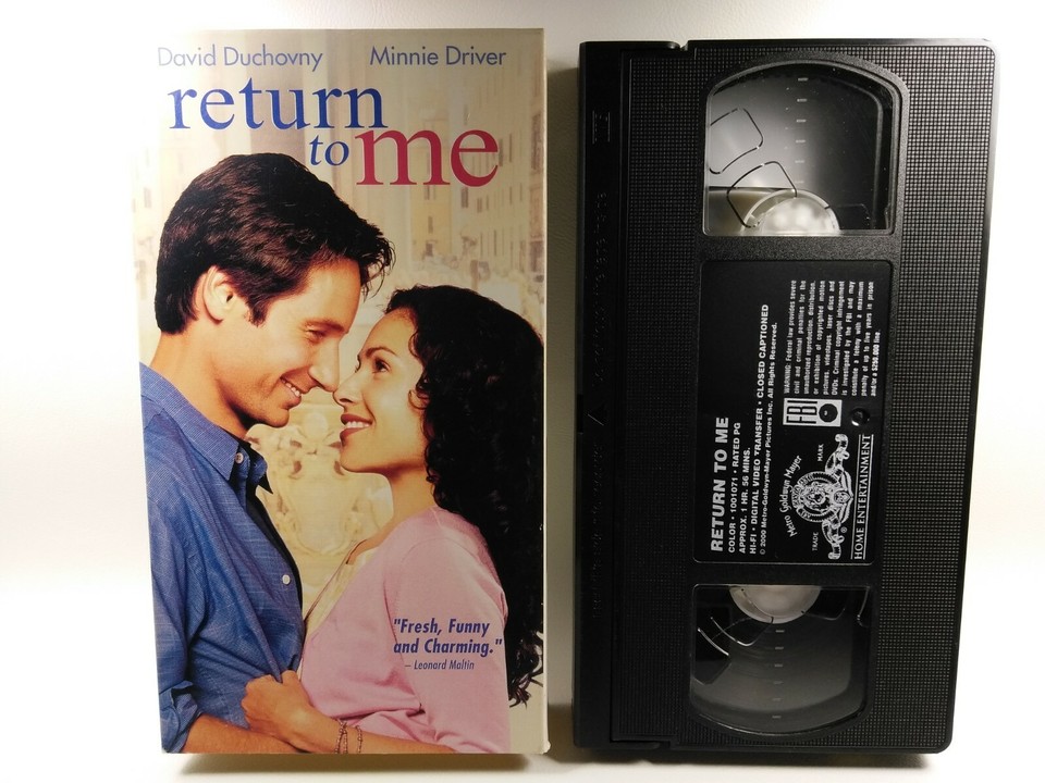 Return to Me (VHS, 2000) David Duchovny, Minnie Driver, James Belushi ...