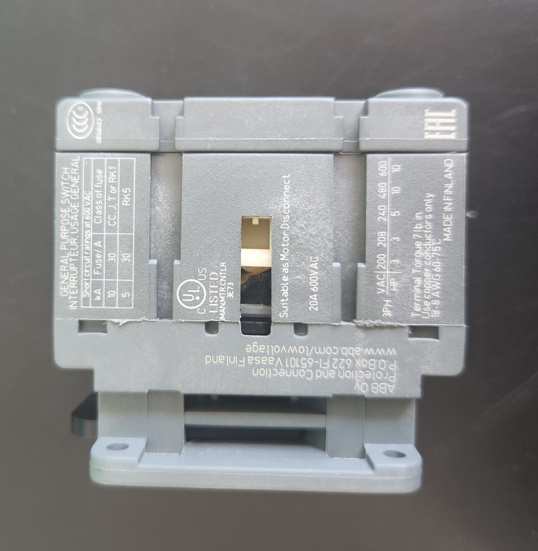 *NEW* ABB Switch-Disconnector OT16FT3 *GENUINE+WARRANTY+FAST 🇺🇸 SHIP ...