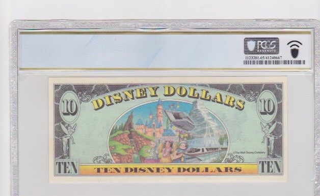 DISNEY DOLLAR 1993 MINNIE $10 A00124121A PCGS 65 PPQ GEM UNCIRCULATED ...