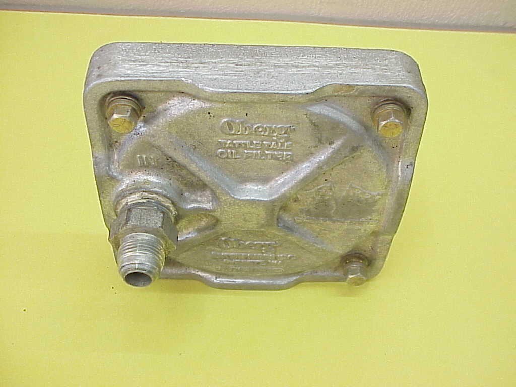 Oberg Tattle Tale Aluminum Remote Oil Filter with Reusable Stainless ...