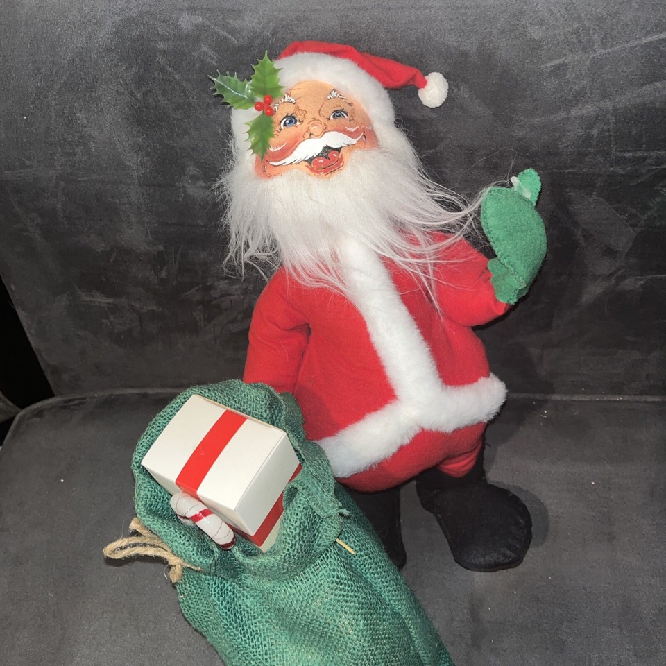 ANNALEE DOLLS, CHRISTMAS Large Dolls Lot Of 11 Great Shape Snowman Mrs ...