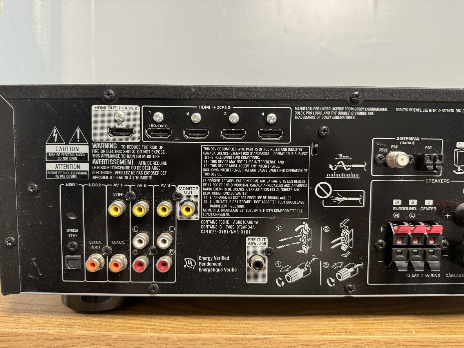 YAMAHA ~ NATURAL SOUND 5.1 CHANNEL 4K ULTRA HD STEREO RECEIVER ~ MODEL ...