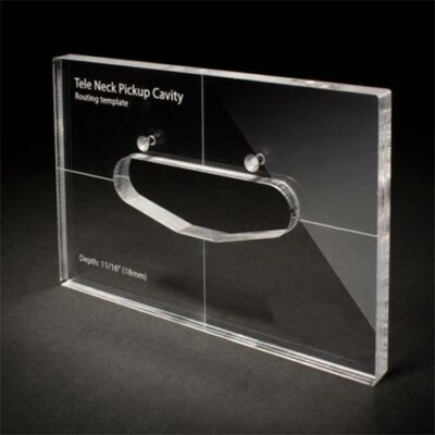 Guitar Routing Template - Tele Neck Pickup Cavity - Clear Acrylic ...