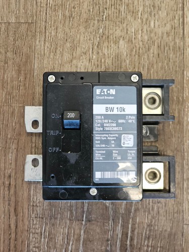 Eaton BW2200 BR 200A Main Circuit Breaker for sale online | eBay