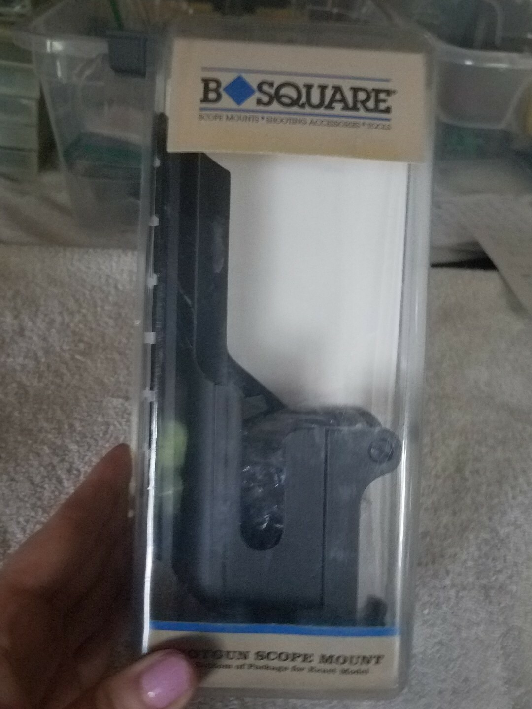 B-Square Shotgun Scope Mount, Win 1200,1300, 1400, 1500, 12 Ga, 16900 w ...