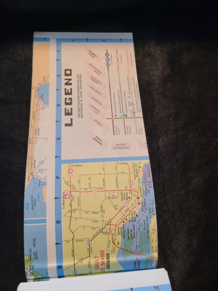 AAA State Series Michigan Road Map 2003 | eBay