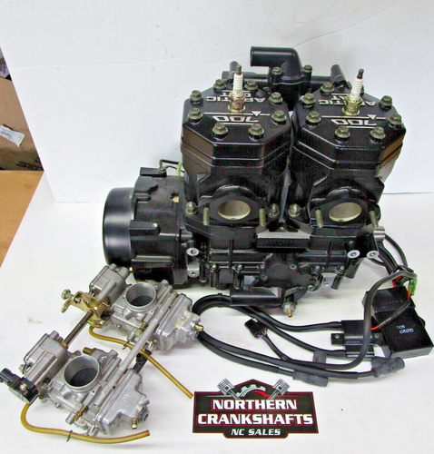 ARCTIC CAT ZR 700 Complete Long Block Engine w/ Carbs OEM: 0662-223 ...