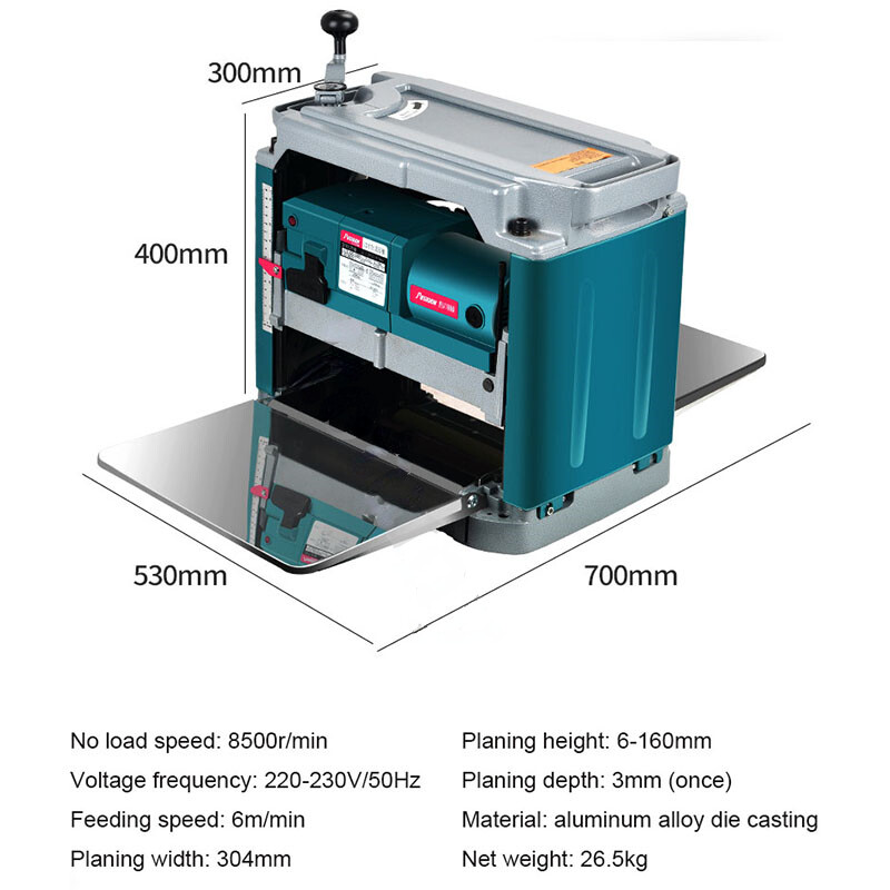 Electric Planer Multi-function Woodworking Planing Machine Desktop Wood ...