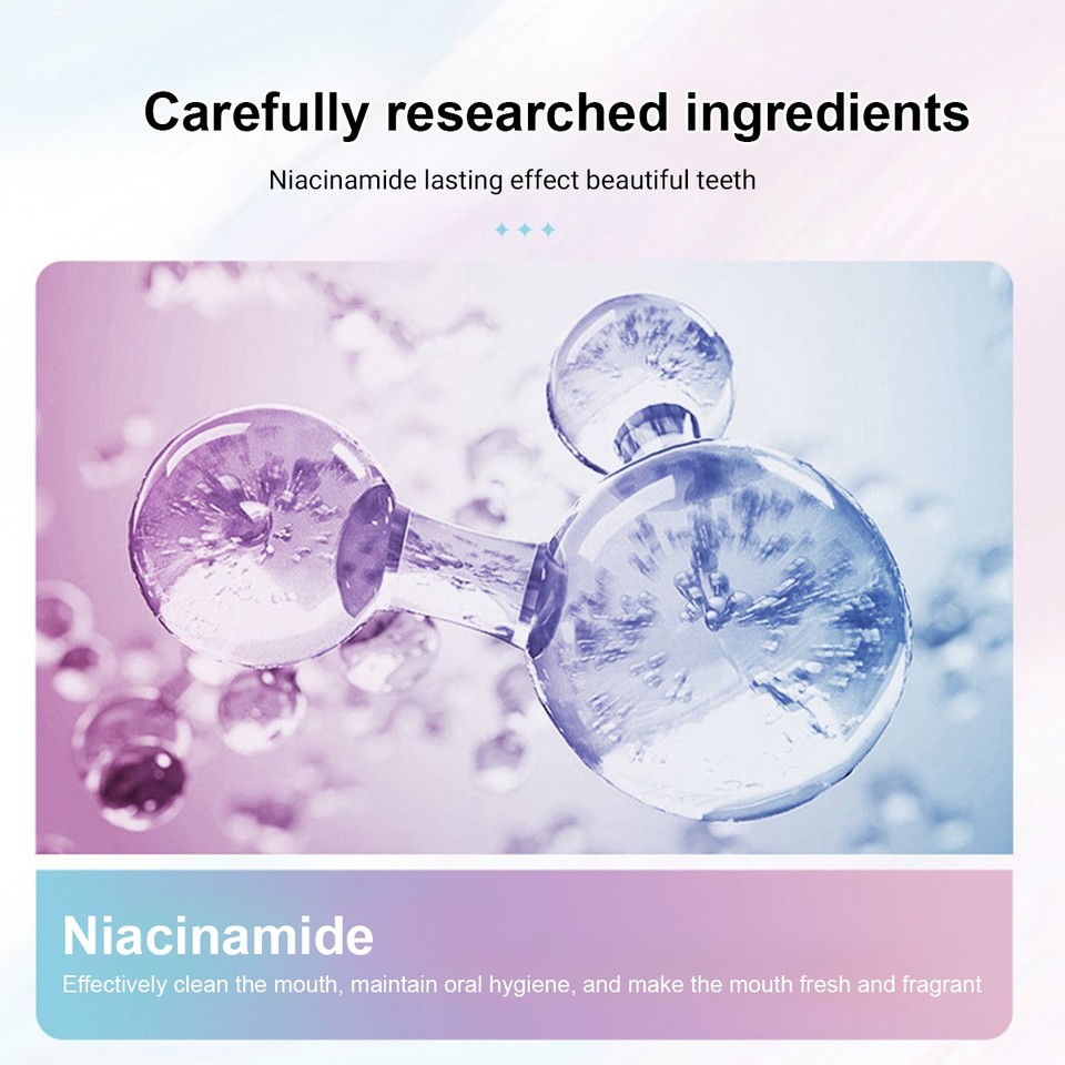 Niacinamide Whitening Toothpaste,Natural Niacinamide Toothpaste,Teeth Whitening | eBay