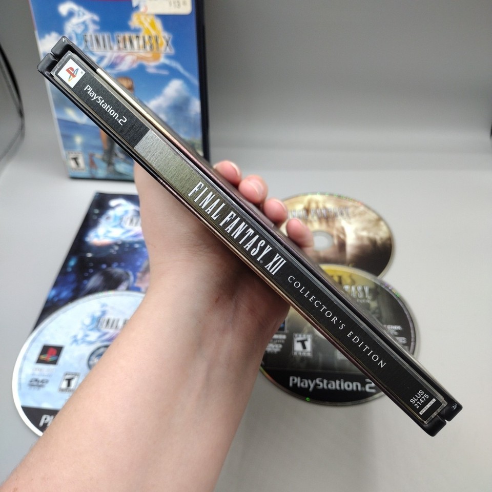 Final Fantasy X CIB Manual & Final Fantasy XII Collector's Edition PS2 ...