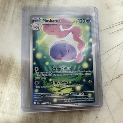 2025 Pokemon Musharna 117/086 Sv: Black Bolt Illustration Rare Holo | eBay