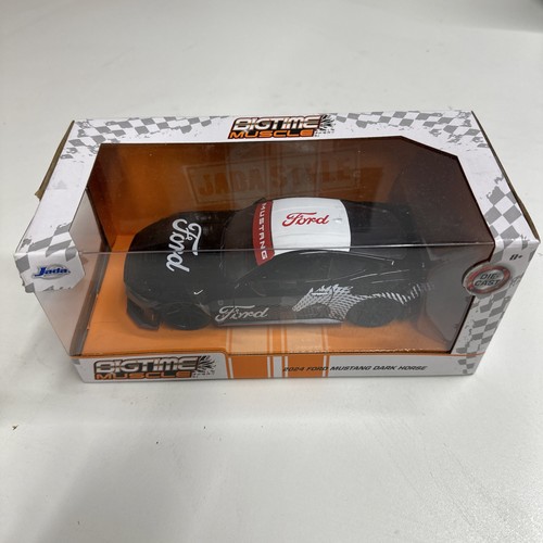 Jada 1:24 2024 Ford Mustang Dark Horse – Black - Bigtime Muscle #35418 ...