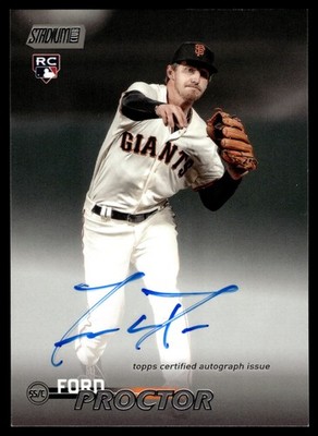 2023 Topps Stadium Club FORD PROCTOR AUTO SCBA-FP GIANTS RC | eBay