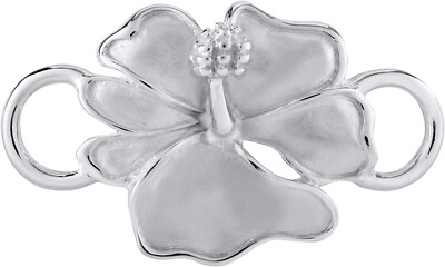 .925 Sterling Silver Hisbiscus Clasp for Lestage Convertible Bracelets ...