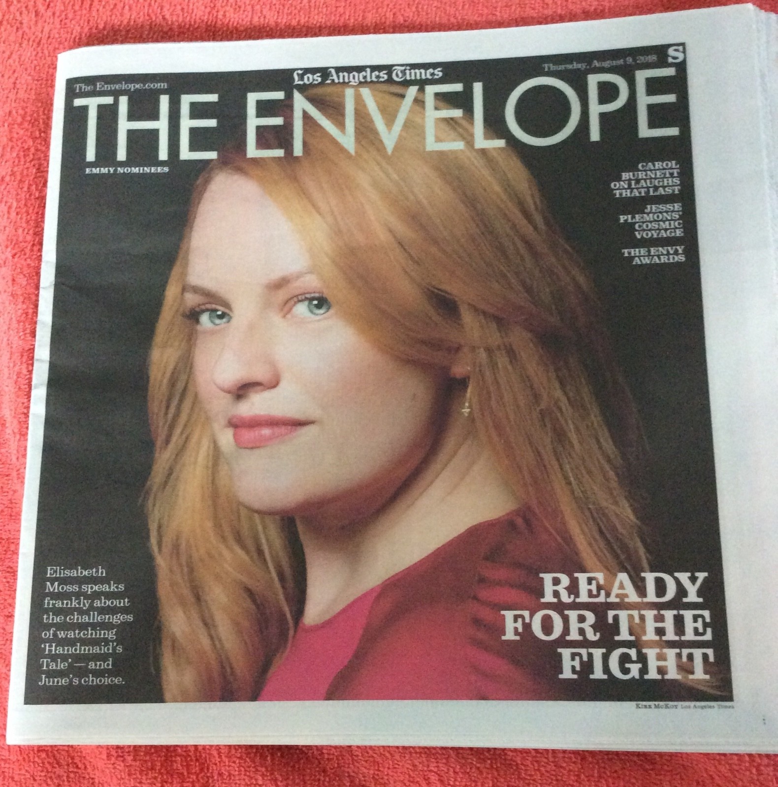 THE ENVELOPE AUGUST 2018 EMMY NOMINEES ELISABETH MOSS | eBay