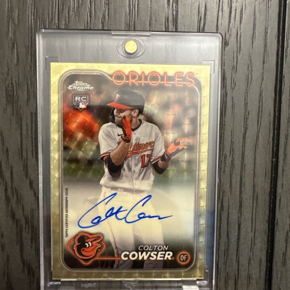 2024 topps chrome baseball superfractor 1/1 Auto Colton Cowser | eBay