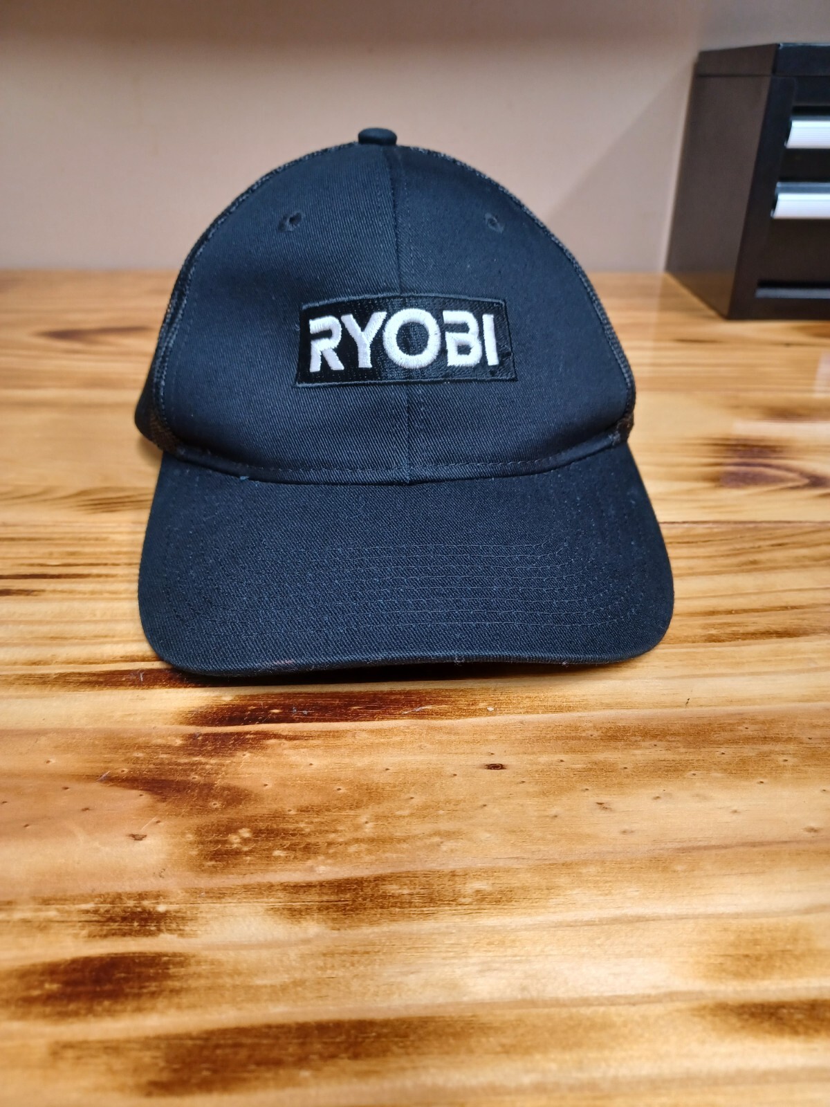 Ryobi Power Tools Baseball Cap Hat Black Mesh Snapba… - Gem