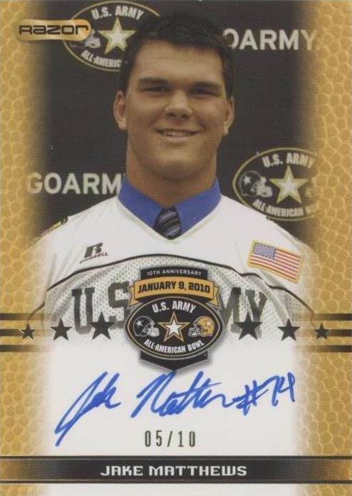 2010 Razor U.S. Army All-American Bowl - Selection Tour Autograph Jake ...