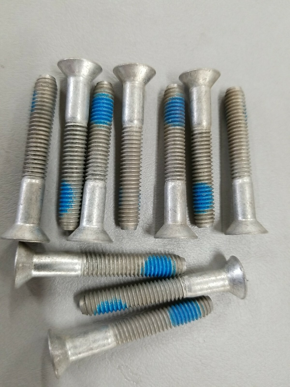 (10) 5/16-18x2-1/4" Flat Head Allen Machine Screws Steel Zinc Grade 5 ...