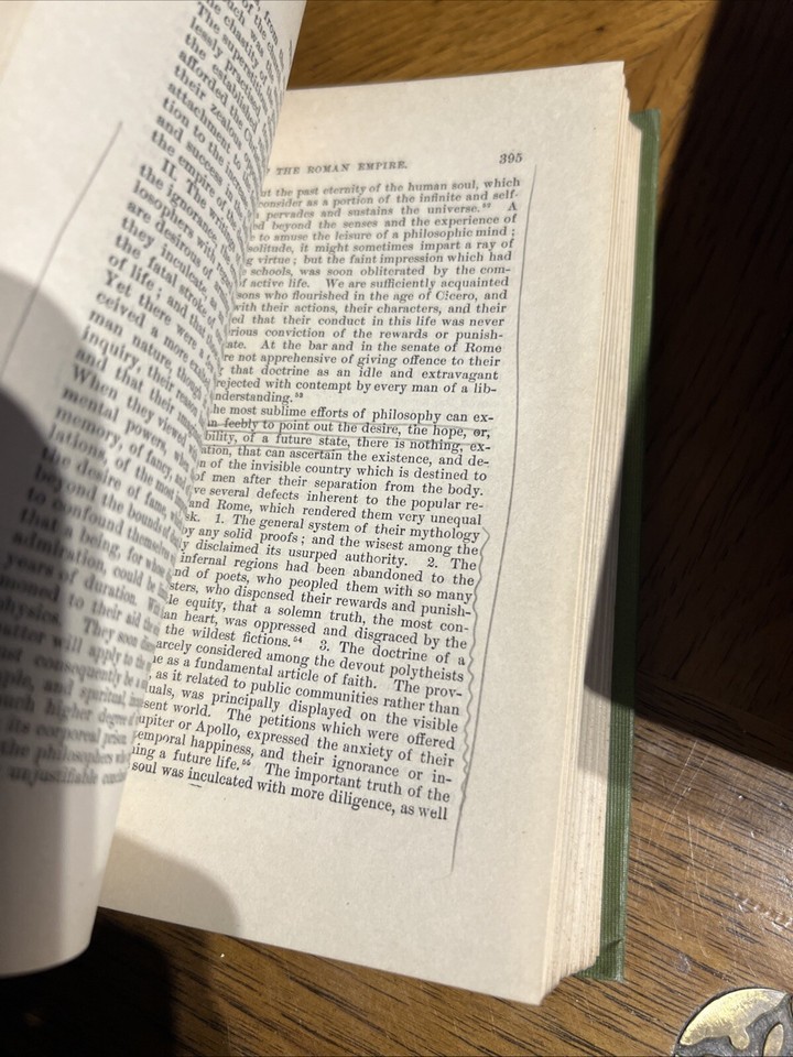 Antique Book History Rome The Decline And Fall The Roman Empire Vol. 1 ...