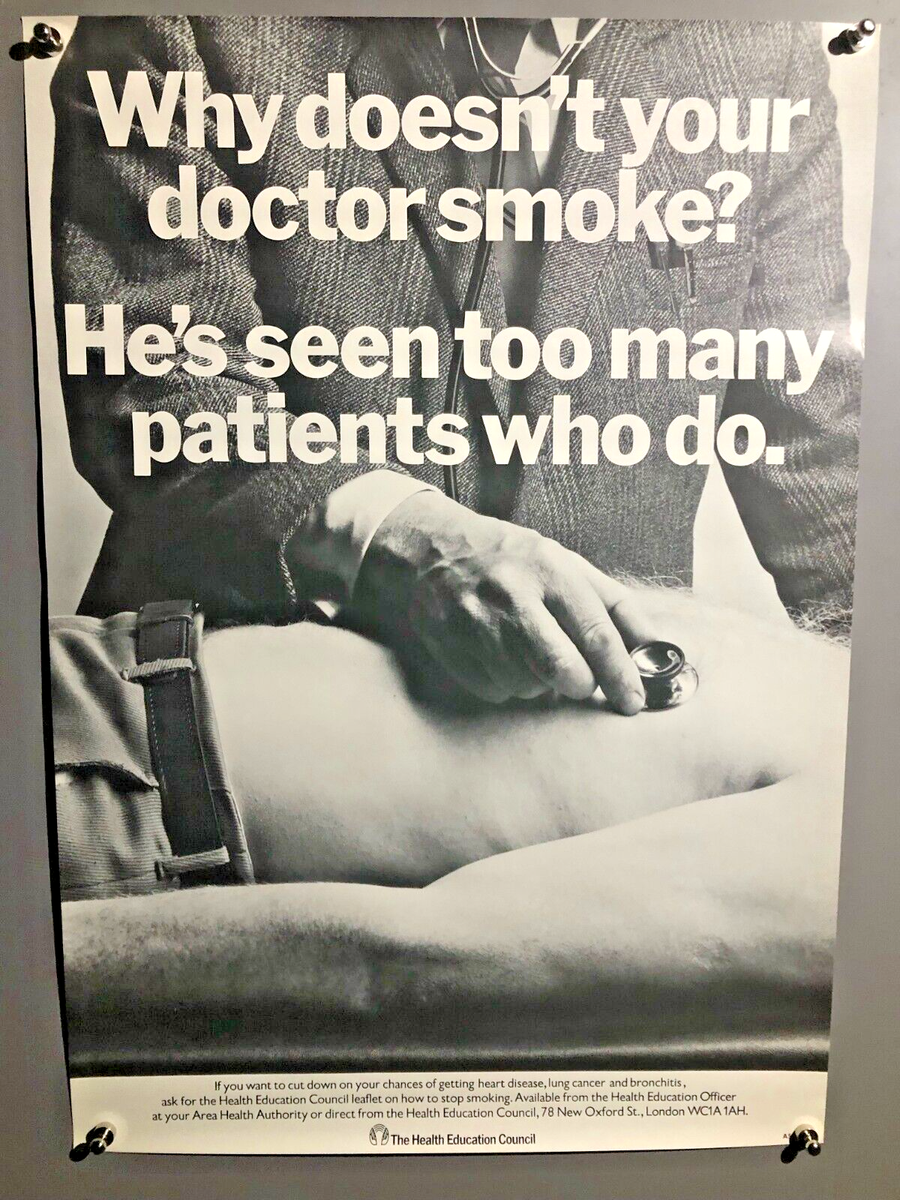 Smoking Is Bad For Your Health Poster