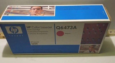 HP Q6473A Magenta Genuine Toner Cartridge NEW SEALED In Box Ink Toner ...