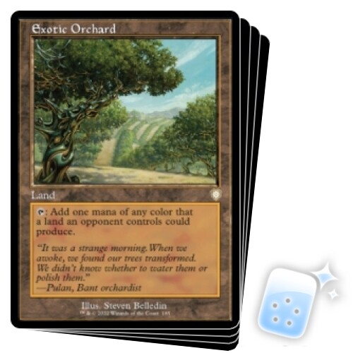 EXOTIC ORCHARD X4 The Brothers' War: Commander Magic MTG MINT CARD | eBay
