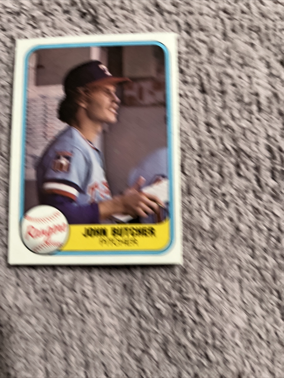 1981 Fleer Texas Rangers Baseball Card #635 John Butcher | eBay