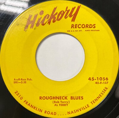 Rare Rockabilly 45 Al Terry “Roughneck Blues Hickory VG+ | eBay